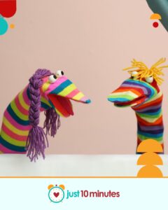 Sock Puppet Show for Kids | 10-Minute Storytelling Activity