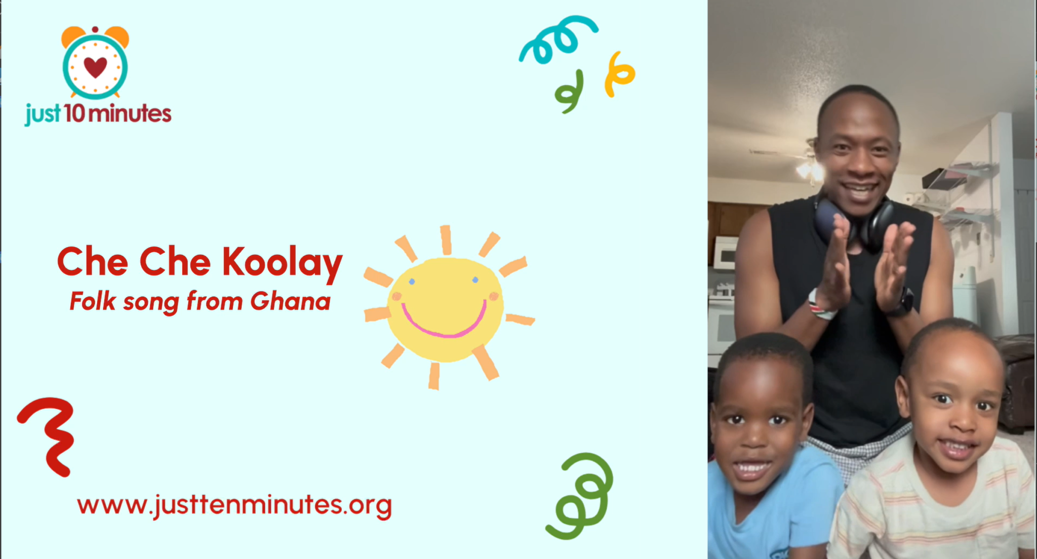 Che Che Koolay Movement Game for Kids | Fun Ghana Call & Response Song